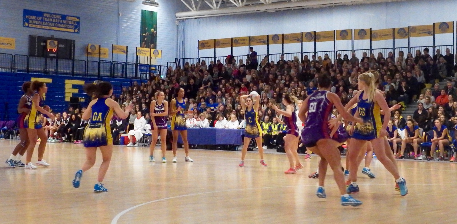 Plenty of home cheer as Team Bath Netball win entertaining tri ...