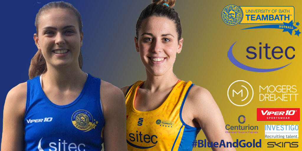 Mia Ritchie and Tash Pavelin confirmed in Team Bath Netball Superleague ...