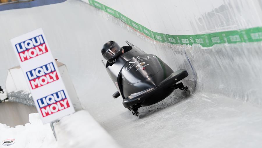 Brad Hall and Nick Gleeson equal Britain's best two-man bobsleigh ...