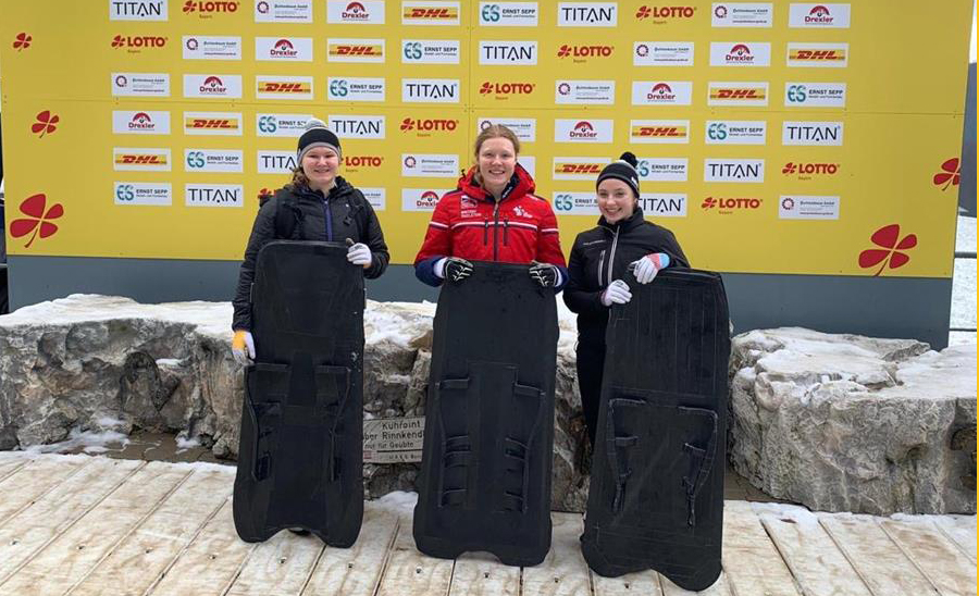Flying start to competitive skeleton career continues for Amelia ...