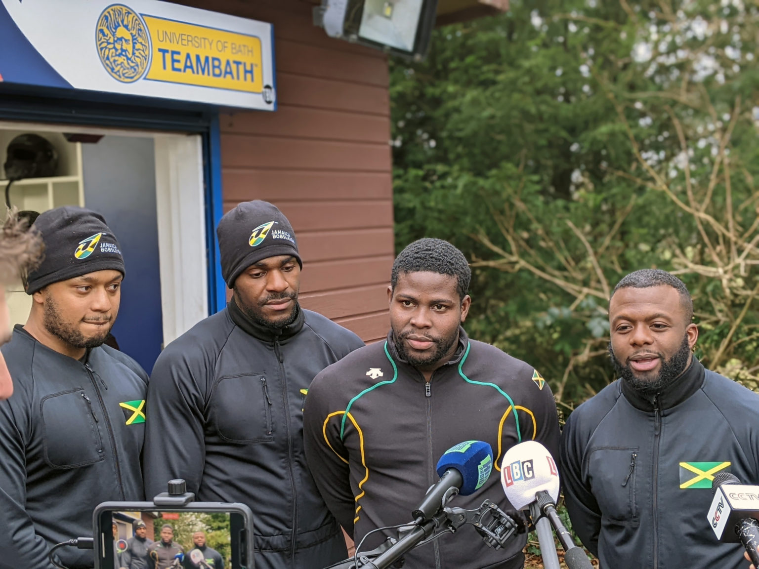 Jamaican bobsleigh team training at University of Bath to fine-tune ...
