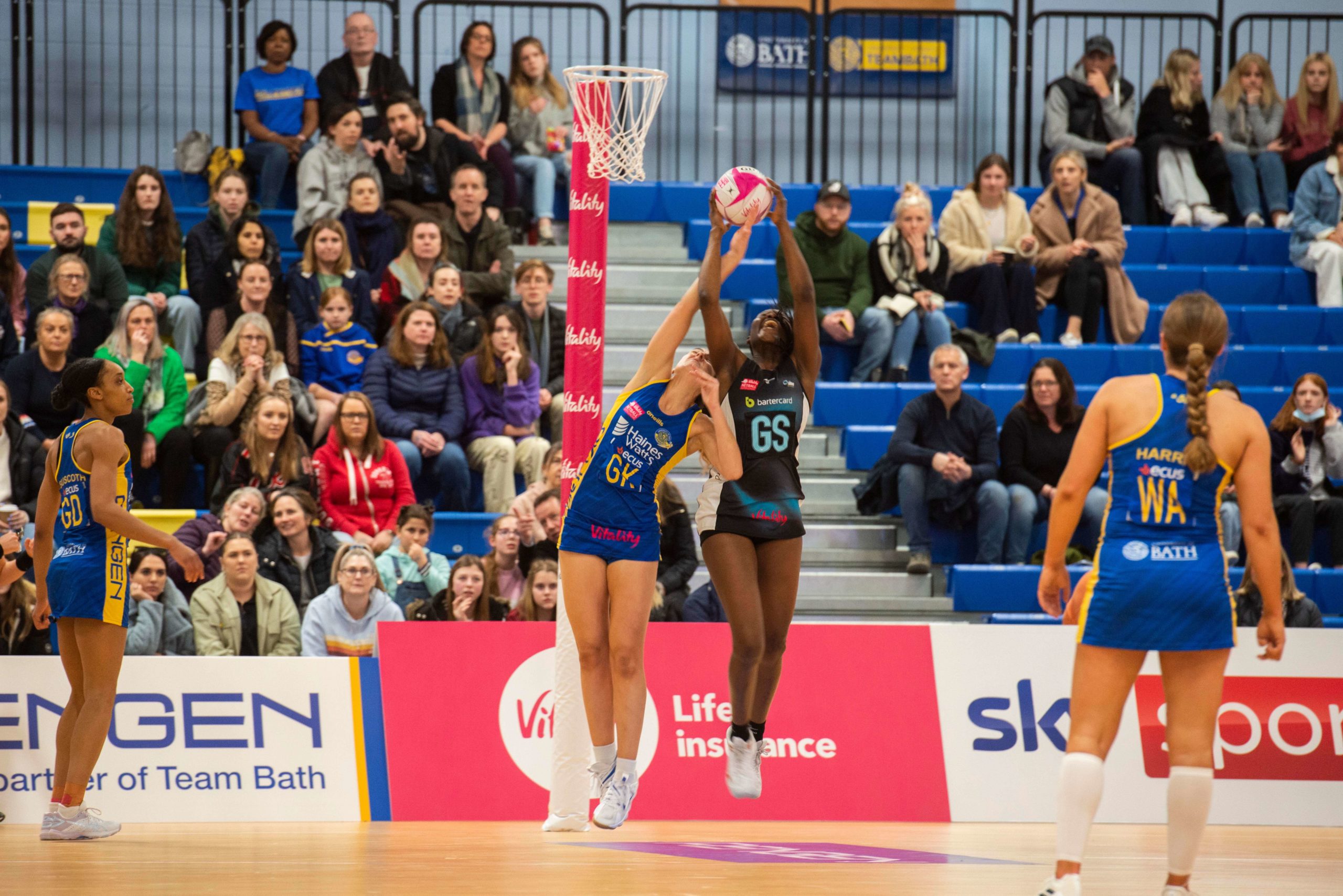 Second-half surge sees ruthless Surrey Storm rain on Team Bath Netball ...